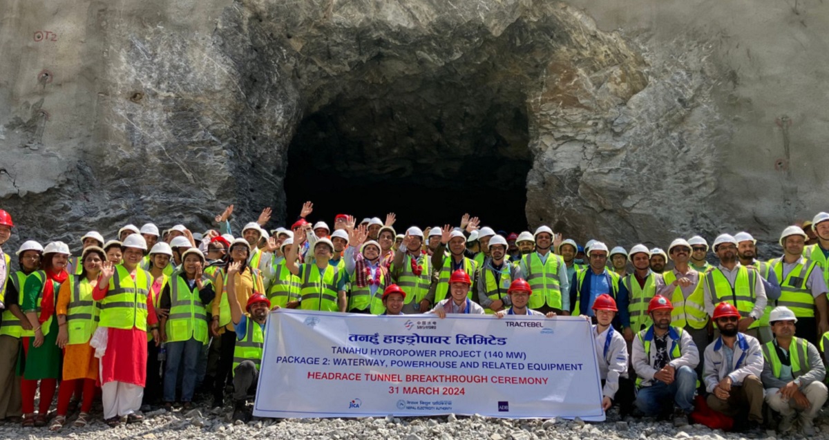 140 MW Tanahun Hydropower Sees Breakthrough of Headrace Tunnel